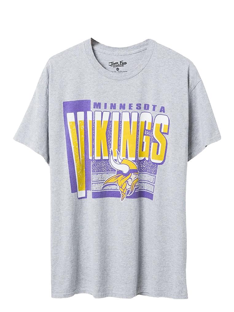 JUNK FOOD CLOTHING unisex nfl minnesota vikings complete tee